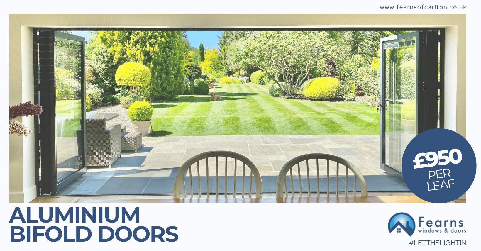 Aluminium Bifold Doors Nottingham | Door Prices Nottingham